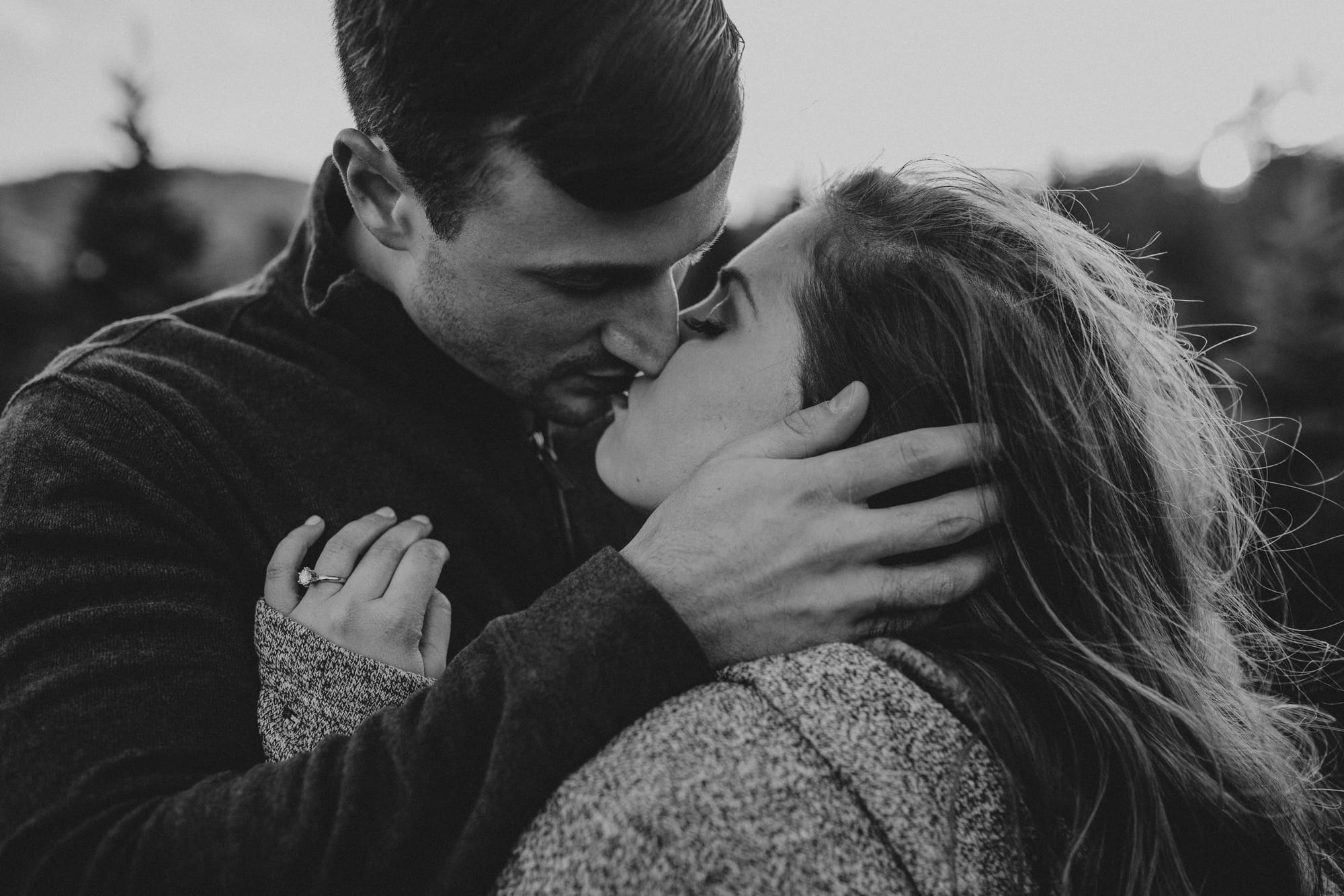 April And Ryan s Christmas Tree Farm Engagement Session Nicole Nero 